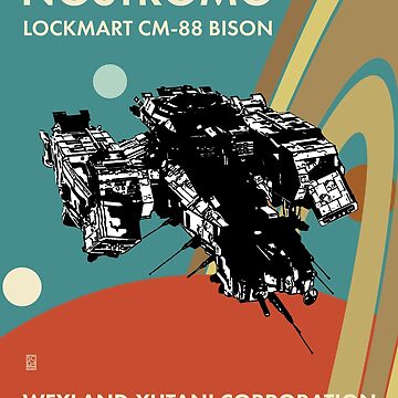 "Nostromo - LockMart CM-88 Bison" Poster for Sale by Sean Chinery ...