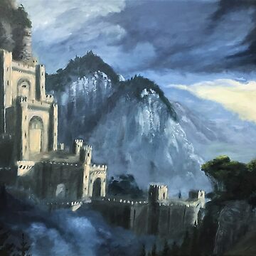 "Kaer Morhen Oil Painting" Postcard for Sale by Player1Painter | Redbubble