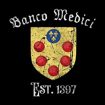 Póster con la obra «Medici Bank, fundado en 1397 - antiguo banco ...