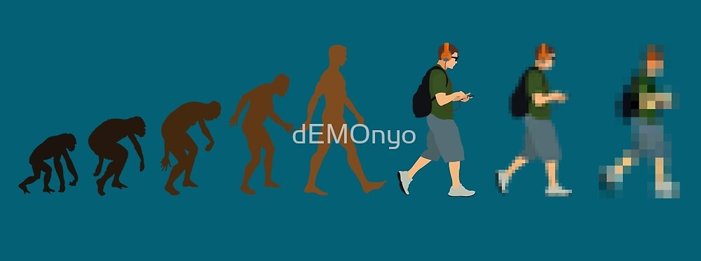 "Evolution of Geeks" by dEMOnyo | Redbubble