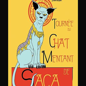 "Saga Lying Cat " Poster for Sale by ScandinavianW | Redbubble