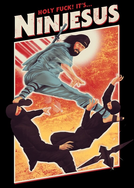 "The Jesus Ninja" by myuharu | Redbubble