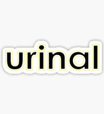Urinal Stickers | Redbubble
