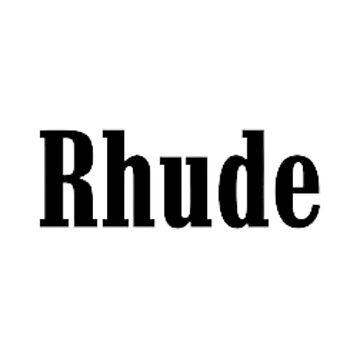 "Rhude" Sticker for Sale by fayzadesign | Redbubble