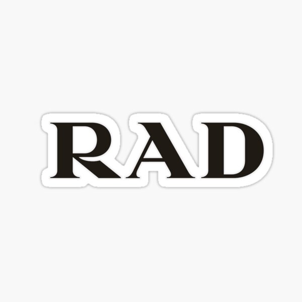 Rad Stickers | Redbubble