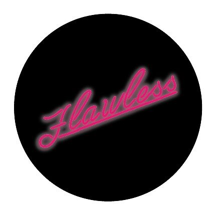 "Neon Sign Flawless Pink" by SaraLoone | Redbubble