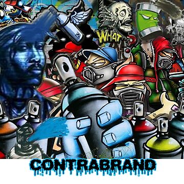 "ContraBrand - Hip Hop Graffiti " Pillow for Sale by ContraBrand99 ...