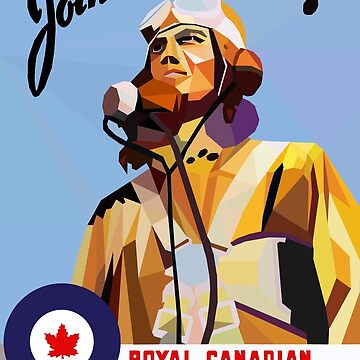 "RCAF Join The Team Poster Low Poly" Art Board Print for Sale by ...