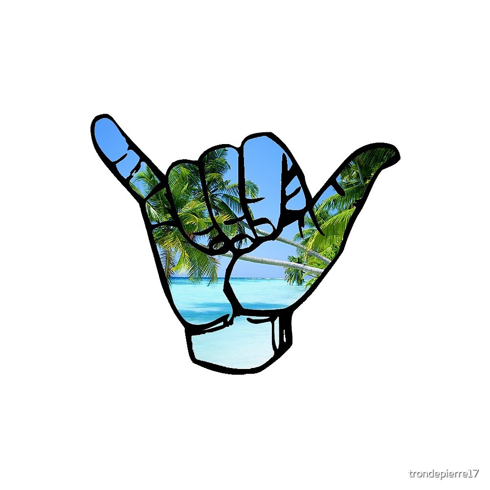 "Shaka-Palm Tree" by trondepierre17 | Redbubble