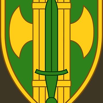 "18th Military Police Brigade (United States Army)" Art Print for Sale ...