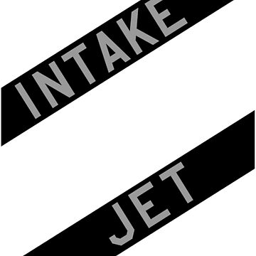 "DANGER Jet Intake, Jet Fighter warning sign 2 Sides Black and Light ...