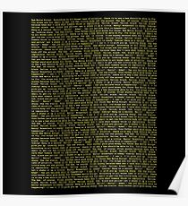 Bee Movie Script Meme: Posters | Redbubble