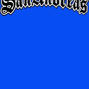 "Grand Theft Auto San Andreas Logo Classic T-Shirt" Sticker for Sale by ...