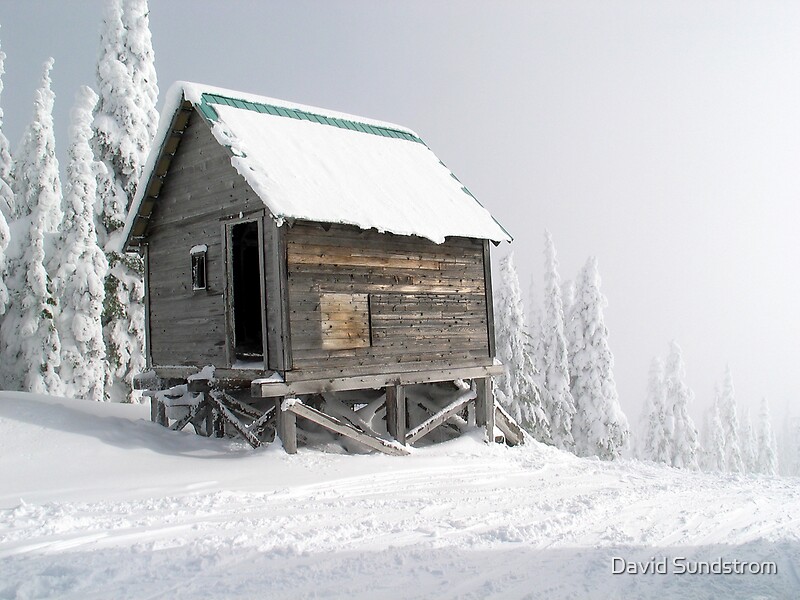 "Snow Shack" by David Sundstrom | Redbubble