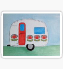 Vintage Caravan Stickers | Redbubble