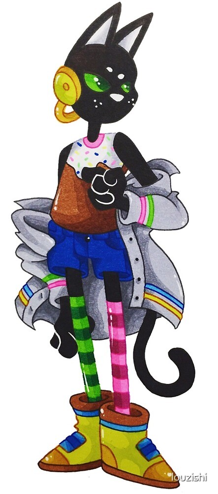 "Kool Kitty" by louzishi | Redbubble