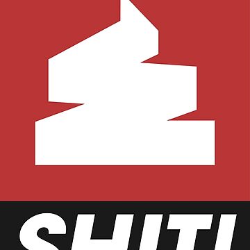 "SHIT LOGO" Poster for Sale by SHIT! CLOTHING | Redbubble