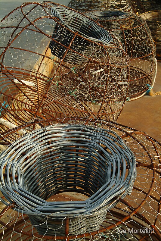 "Cray Pots,Apollo Bay" by Joe Mortelliti | Redbubble