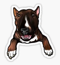 Bull Terrier: Stickers | Redbubble