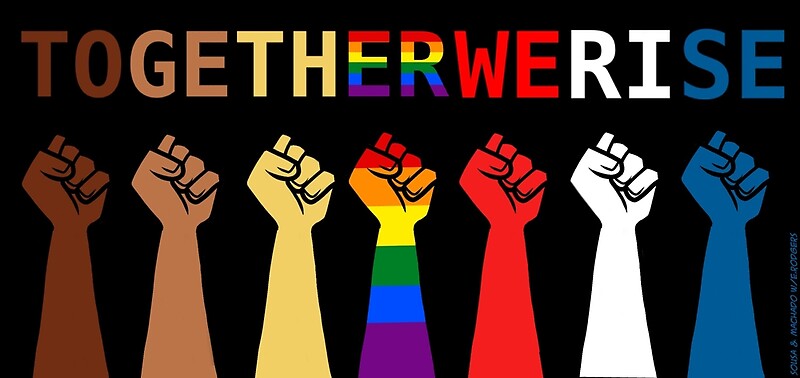 "Together we rise" by theamat | Redbubble