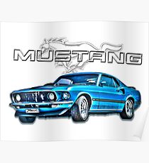 Ford Mustang Posters | Redbubble