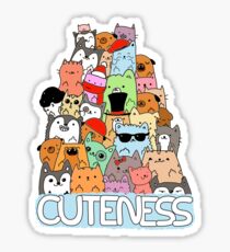 Middle Finger Cat: Stickers | Redbubble