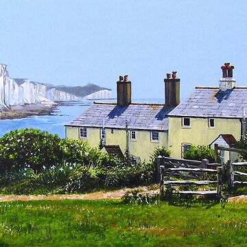 "Seven Sisters View" Poster for Sale by Paula Oakley | Redbubble