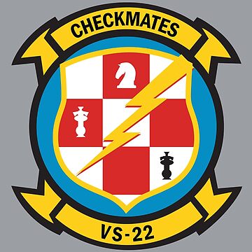 "VS-22 CHECKMATES" Sticker for Sale by dtkindling | Redbubble