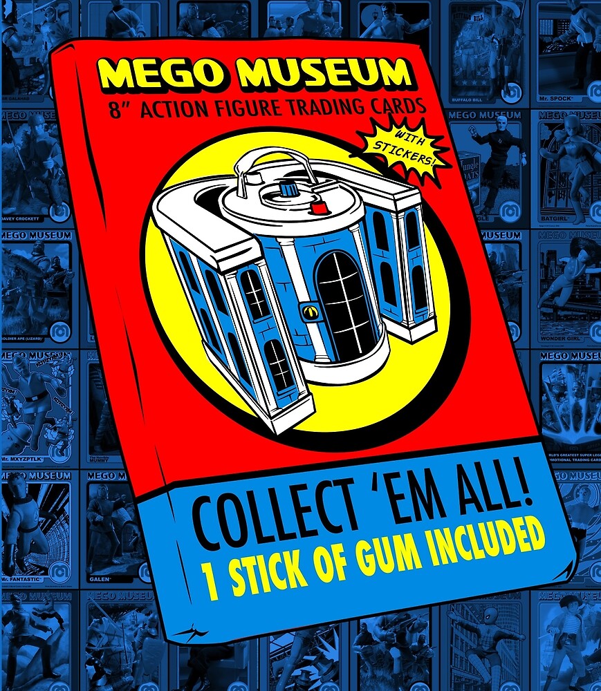 "Mego Museum Trading Card Wrapper " by MegoMuseum | Redbubble