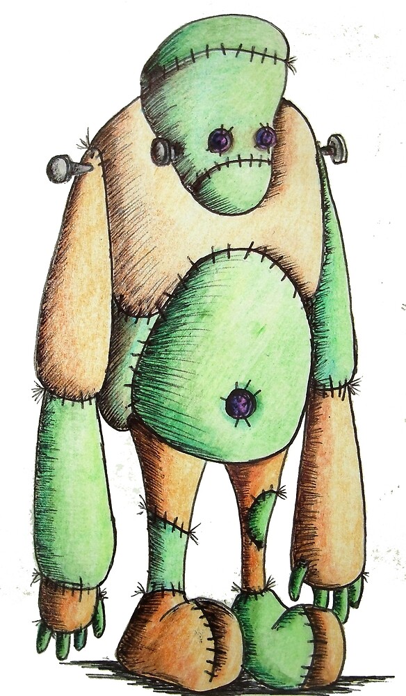 "Patchwork Monster" by scottknowles | Redbubble