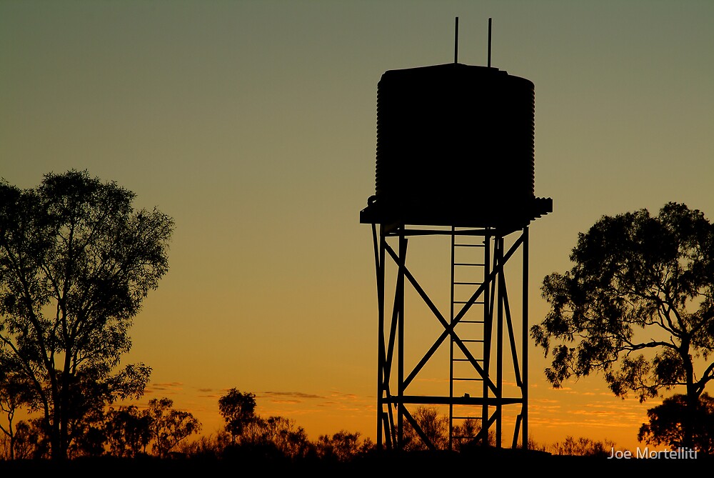 "Outback Water Tank,N.T." by Joe Mortelliti | Redbubble