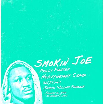 "Smokin Joe" Sticker for Sale by pollylopsicle | Redbubble
