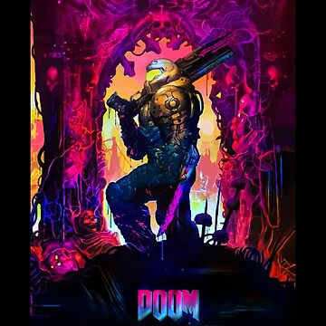 "Doom Slayer Sticker" Essential T-Shirt for Sale by emmaleepat | Redbubble