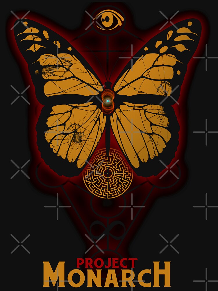 "Project Monarch Conspiracy Design" Classic T-Shirt by OutlawOutfitter ...