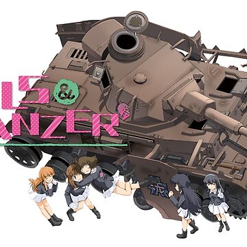 "Girls Und Panzer - logo" Sticker for Sale by BaryonyxStore | Redbubble