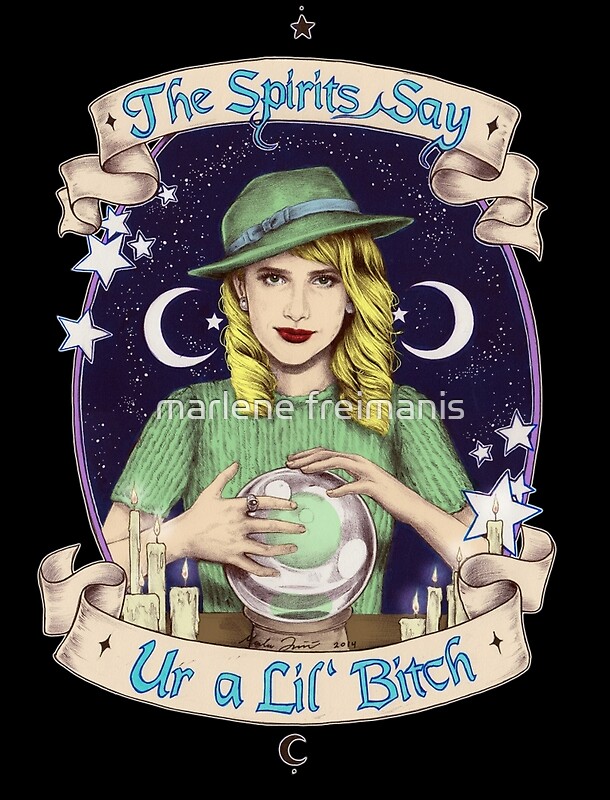 "Mystic Miss Maggie Esmerelda (color)" by marlene freimanis | Redbubble