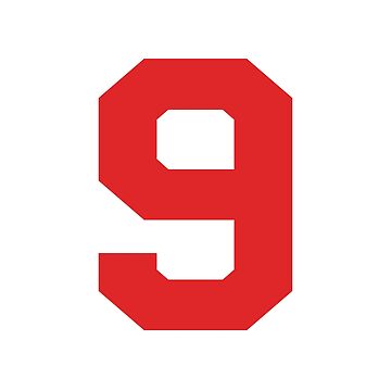 "Number 9, Red nine, Sports number 9" Kids T-Shirt for Sale by ...