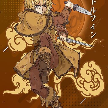 "Thorfinn" Sticker for Sale by reelanimedragon | Redbubble