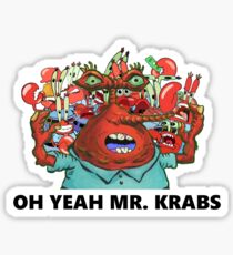 Mr Krabs: Stickers | Redbubble