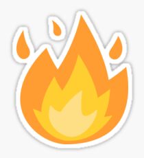 Fire Emoji: Stickers | Redbubble