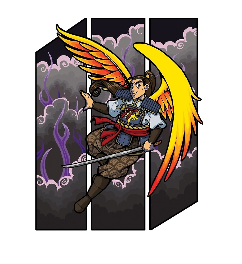 "Phoenix Samurai" by Shinga | Redbubble