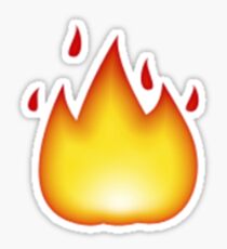 Fire Emoji: Stickers | Redbubble
