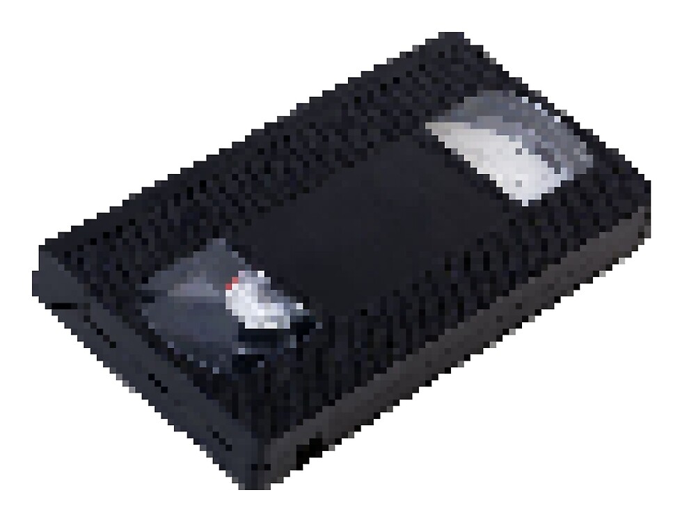"VHS TAPE PIXEL / SPRITE" by FalcoSpankz | Redbubble