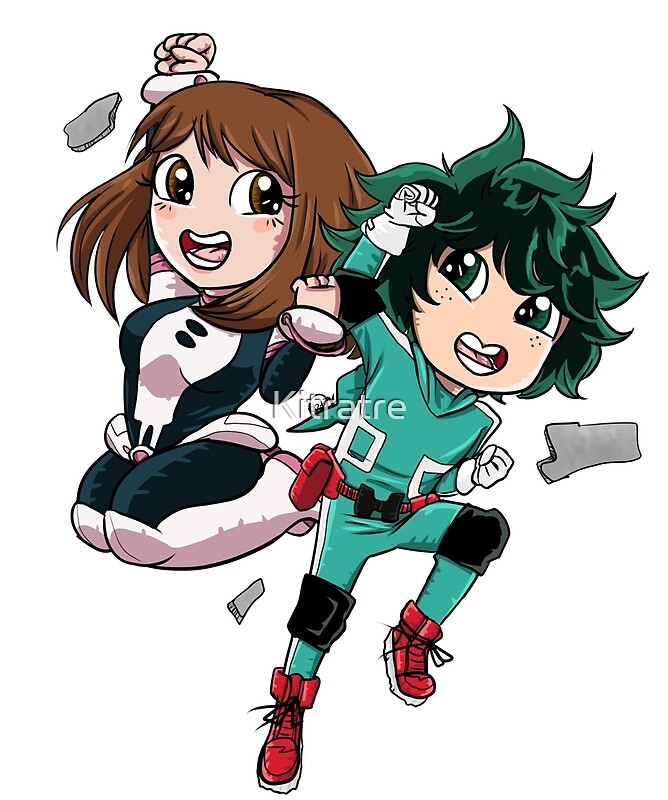 "Deku & Uraraka " by Kitratre | Redbubble