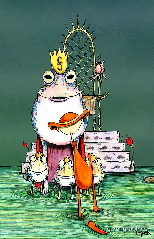 "Frog Queen" by givengraphics | Redbubble
