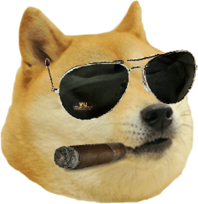 "Dog smoking and thug life" Stickers by Chasej13 | Redbubble