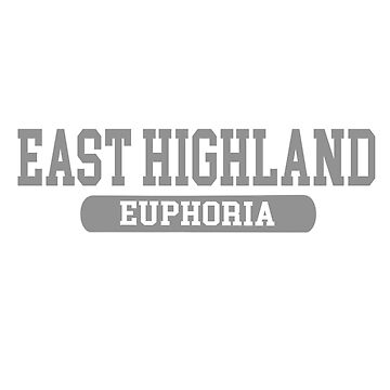 "East highland - Euphoria " Sticker for Sale by HeyKaela | Redbubble