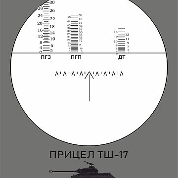 "TSH-17 sight on the IS-2 tank (on the light)" Poster for Sale by ...