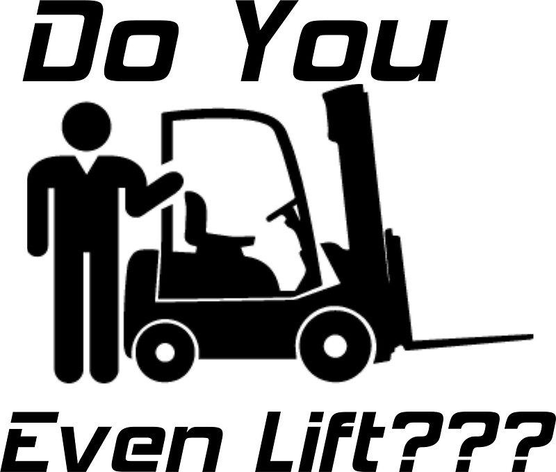 Funny Forklift: Stickers | Redbubble