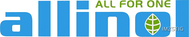 "Allinol - All-for-One-Alternativkraftstoff" Sticker von IMZSTIG ...